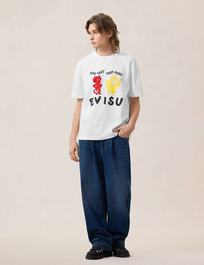 Ride Fast Pray Hard T-Shirt – EVISU
